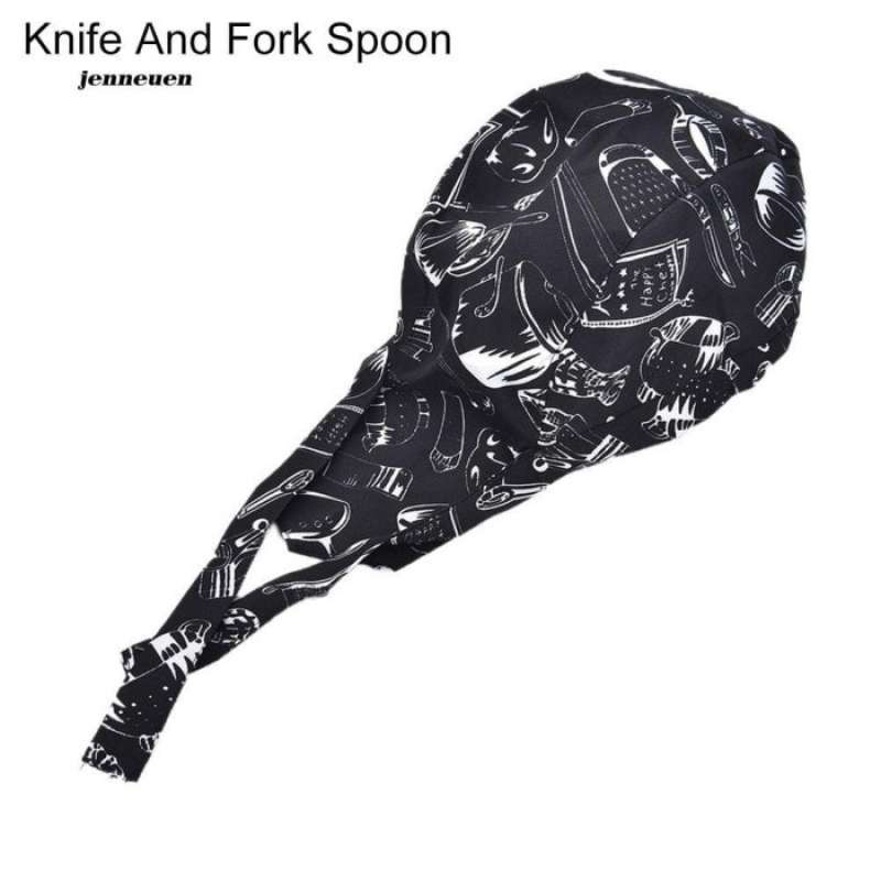 Jual Topi Koki Model Pirate Chef Hat Pelayan Dapur Barista - 2. Hitam ...