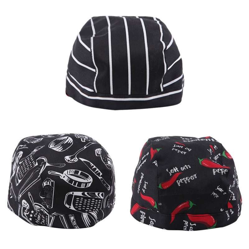 Jual Topi Koki Model Pirate Chef Hat Pelayan Dapur Barista - 2. Hitam ...