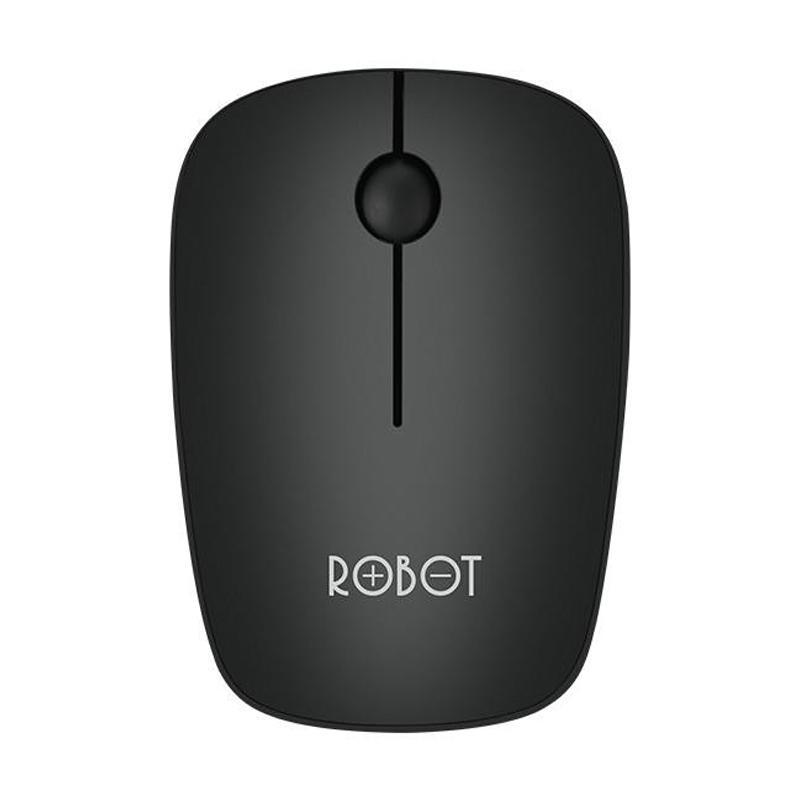 Promo ROBOT M220 2.4G Wireless Optical Mouse - BLACK Diskon 13% di ...