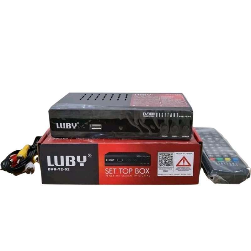 Jual Set Top Box Tv Analog Ke Digital Luby Reciever Dvb T2 02 Stb Di ...