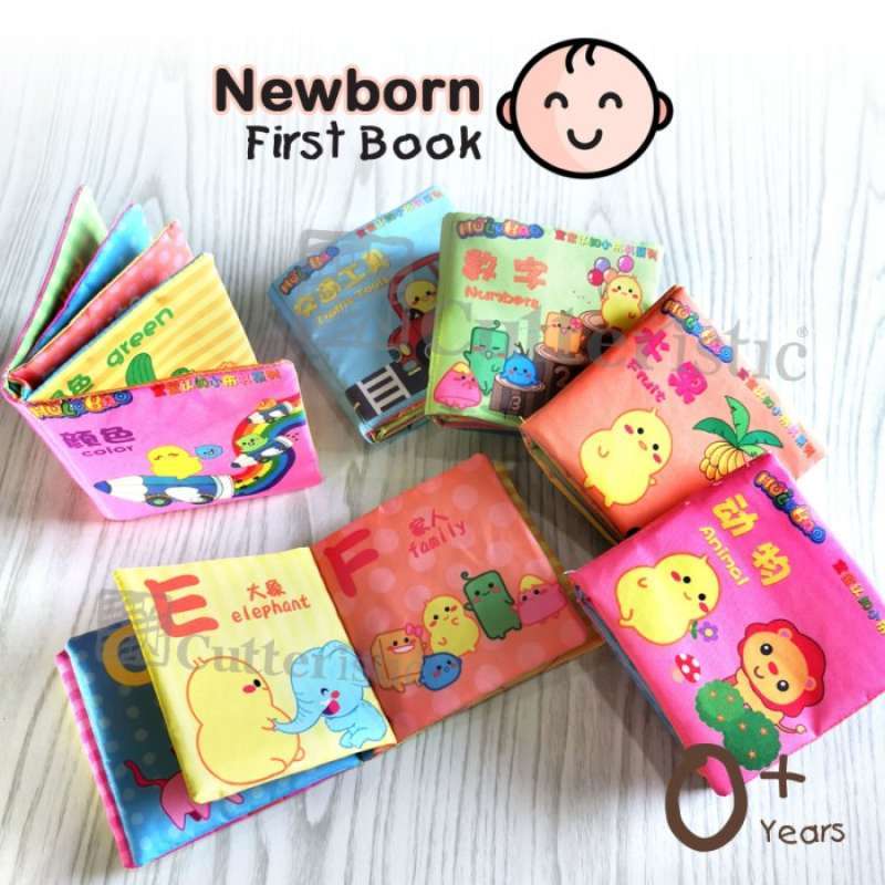 Promo Soft Book Bayi Newborn Mandarin, Softbook Baby Chinese Kwoi ...