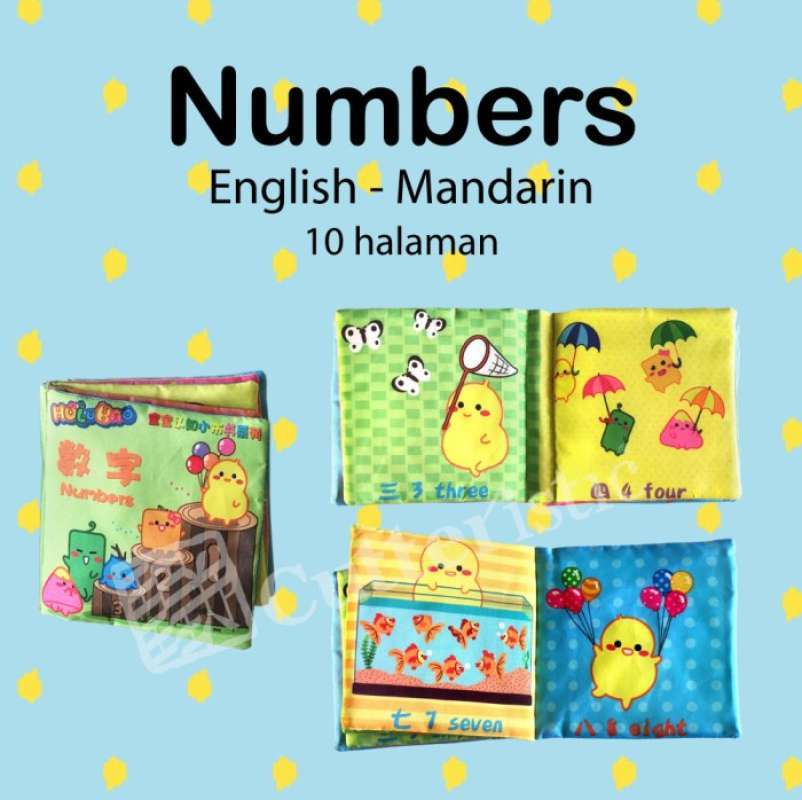 Promo Soft Book Bayi Newborn Mandarin, Softbook Baby Chinese Kwoi ...