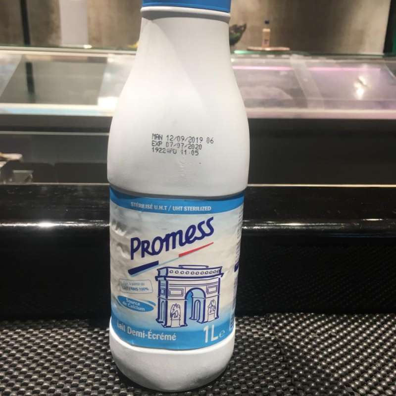 Jual Promess semi skimmed milk uht 1 liter di Seller 99shoppmarket ...