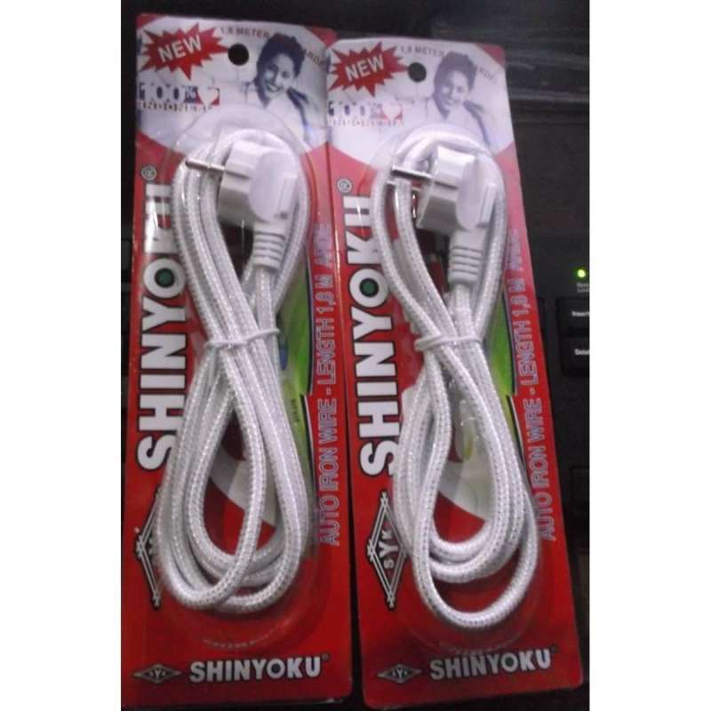 Jual Kabel Setrika Shinyoku 1,8 Meter isi 3 Kabel di Seller Toko ...