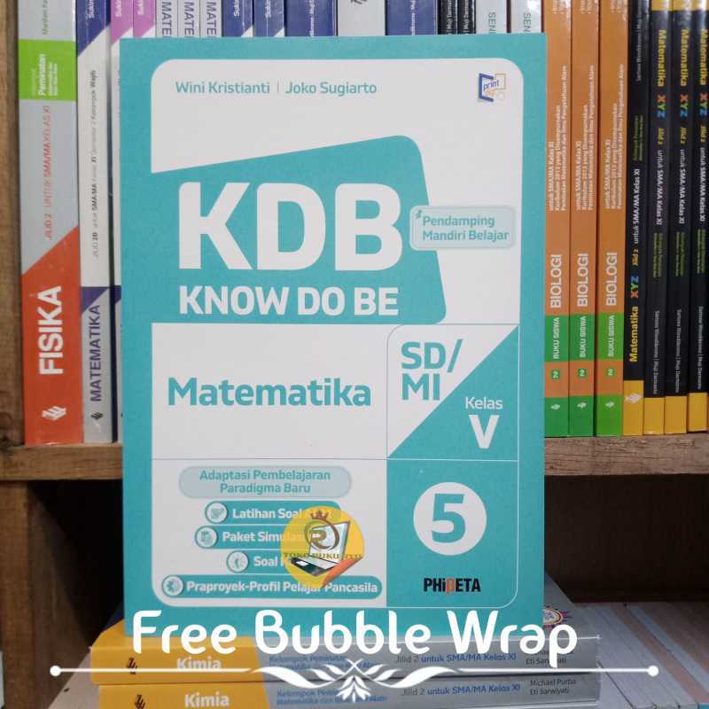 Promo KDB Know Do Be Matematika Kelas 5 SD Kurikulum Merdeka Phibeta Diskon 25% di Seller Toko ...