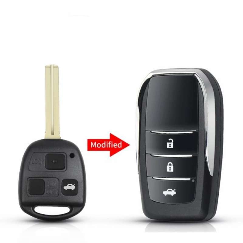 Jual OEM Toyota Harrier Flip Key Kunci Lipat New Model , blade TOY40 ...