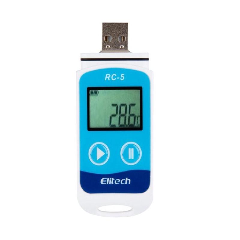 Jual Elitech RC5 Temperature Data Logger Monitor USB Humidity Alat ...