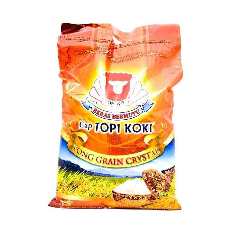 Jual BERAS TOPI KOKI LONG GRAIN CRYSTAL PREMIUM ORIGINAL 10KG di Seller Indostainless ...