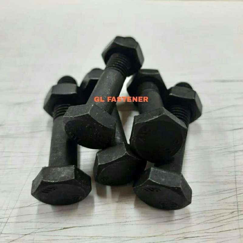 Jual Baut Mur Baja 8.8 M20 X 60 Htb Grade 8.8 Kunci 30 Half Drat P2.5 Ht Di Seller Gl Fastener ...