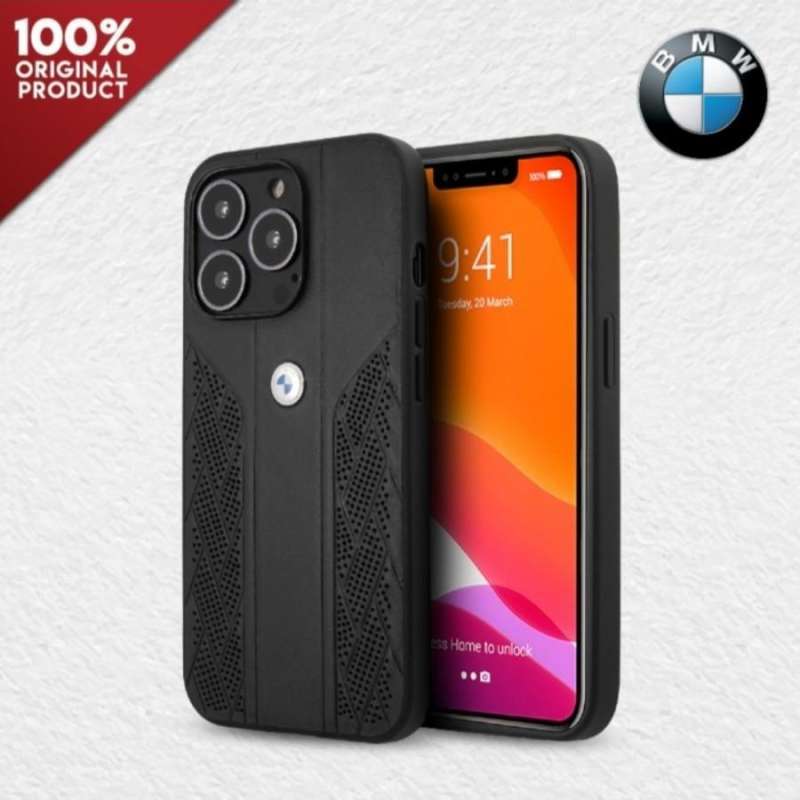 Jual Case iPhone 13 Pro Max - BMW Leather Curve Perforated di Seller ...