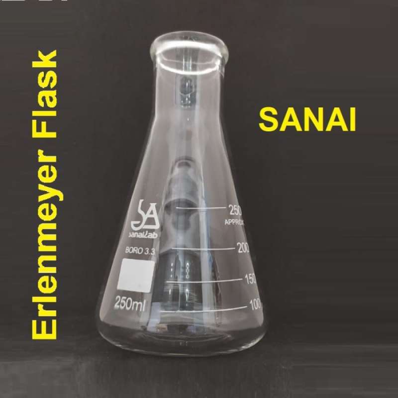 Promo Erlenmeyer 2 Ltr Erlenmeyer Flask 2000 Ml Labu Erlenmeyer Glass ...