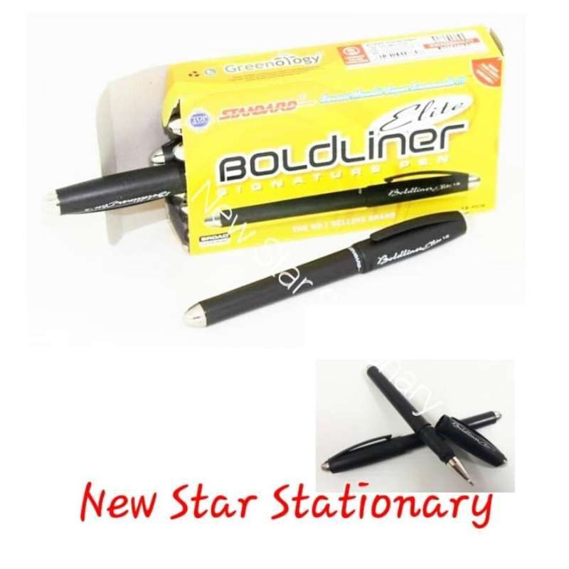 Jual Pulpen Standard Bold Liner Elite 1.0 perpcs di Seller New Star ...