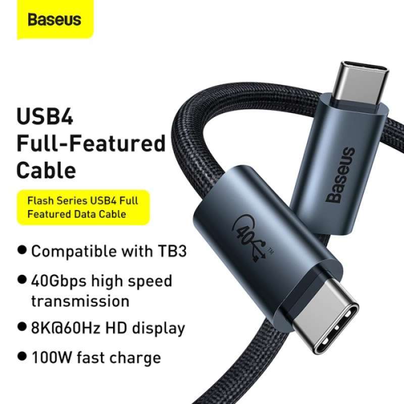 Jual Baseus Kabel Data Usb Full Featured W K Thunderbolt Di Seller
