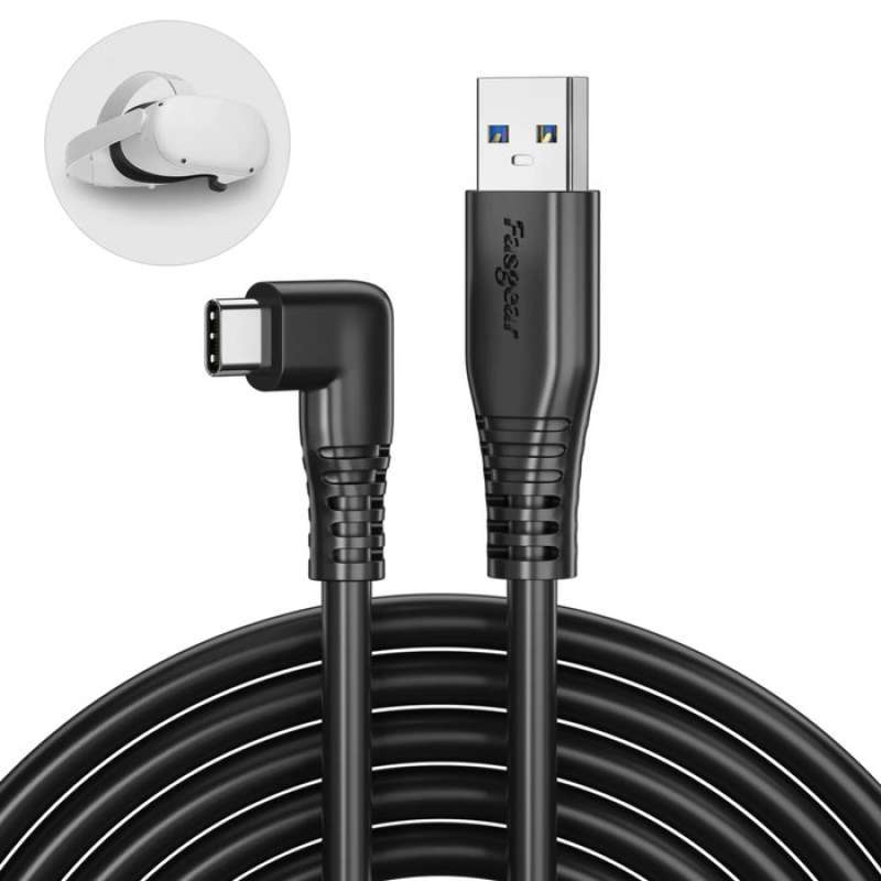 Jual FASGEAR Oculus Link Cable for Quest 2 VR 5Gbps USB 3 Type A C 3m ...