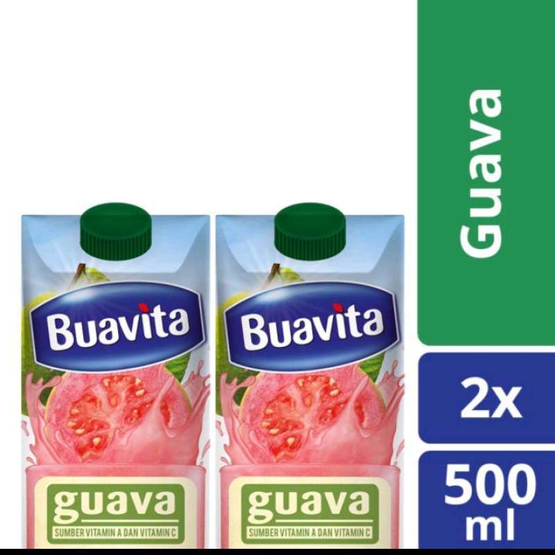 Jual Buavita jus buah jambu biji asli ukuran 500 ml isi 2 pcs manfaat buah di Seller Cassa star ...