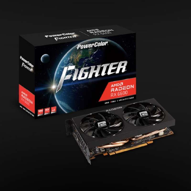 Jual Powercolor Fighter AMD Radeon RX 6600 8GB GDDR6 - Resmi di Seller ...