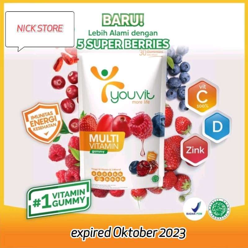 Jual YOUVIT MULTIVITAMIN di Seller NICK.STORE - Nanjung, Kab. Bandung ...