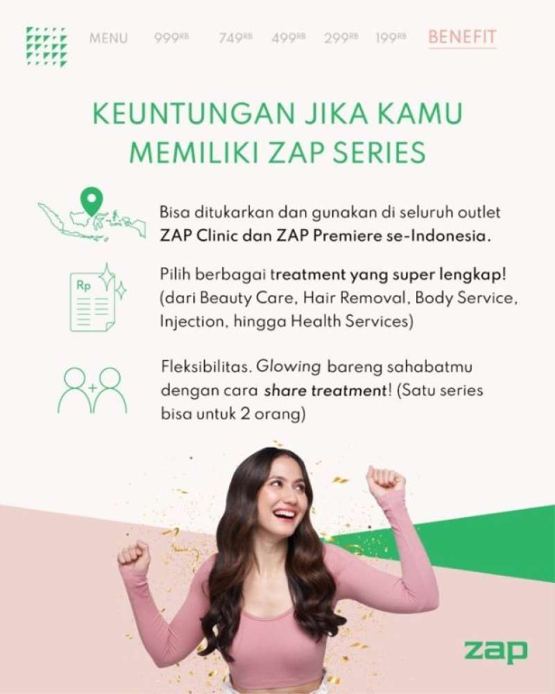 Promo Zap Series 499rb - Series 499x8 Diskon 8% Di Seller Zap Clinic ...