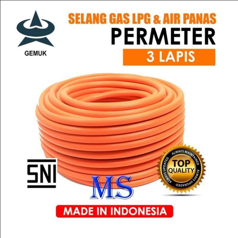 Jual SELANG GAS LPG REGULATOR - SELANG GAS SNI 3 LAPIS PER METER di ...