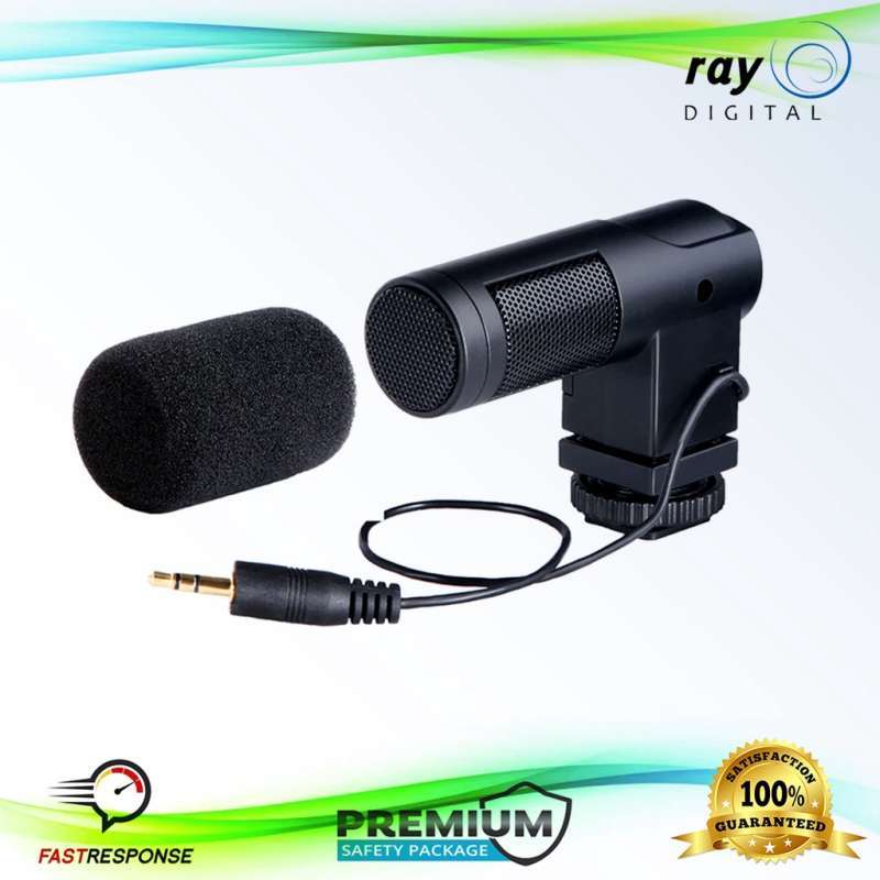 Jual Boya BY-V01 Condenser Microphone Shotgun For Camera di Seller ...
