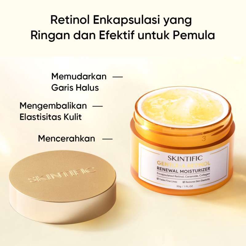 Jual [bpom Na] Skintific Gentle-a Retinol Renewal Moisturizer 30g Di ...