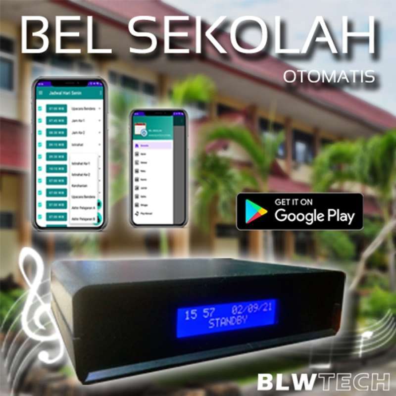 Jual Bel Sekolah Otomatis Custom Pro diatur menggunakan aplikasi ...