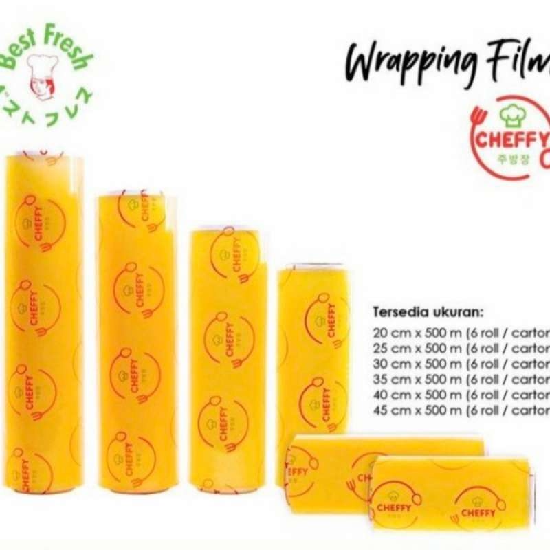 Jual Cheffy Wrapping Roll 45 Cm X 500 Meter Plastik Kemasan Makanan di ...