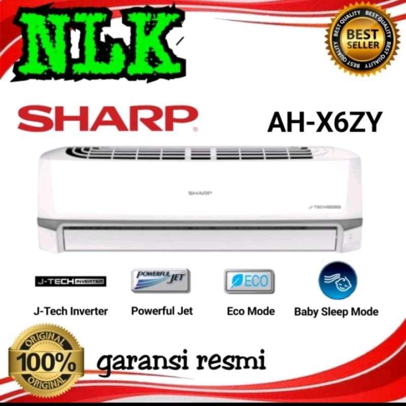 Jual AC SHARP INVERTER 1/2 PK AH - X 6 ZY HARGA UNIT ONLY di Seller Toko NLK - Cipondoh, Kota ...