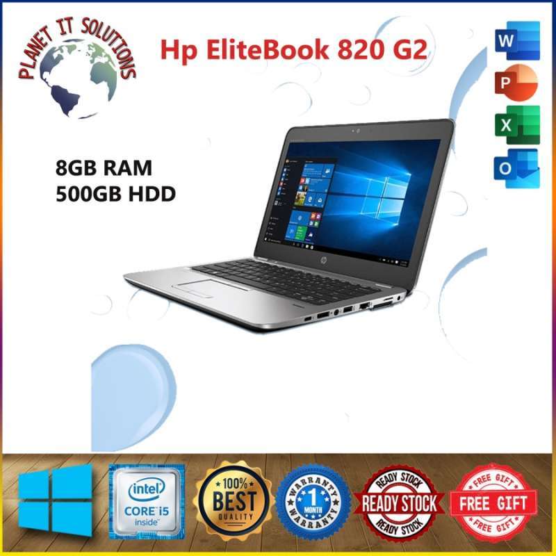Jual LAPTOP HP ELITEBOOK 820 G2 INTEL CORE i7 GEN 5 TH 8GB RAM - 500GB HDD di Seller Planet ...