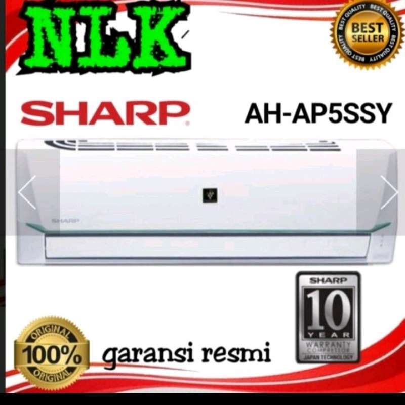 Jual AC SHARP AH - AP 5 SSY THAILAND + PASANG INSTALASI 1/2 PK R32 di Seller Toko NLK - Cipondoh ...