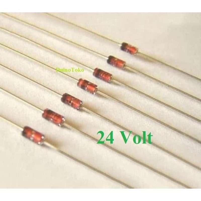 Jual Dioda Zener 24v 1w Diode 24v 1Watt 1w 1 watt DIP dioda zener 24 volt di Seller DuinoToko ...