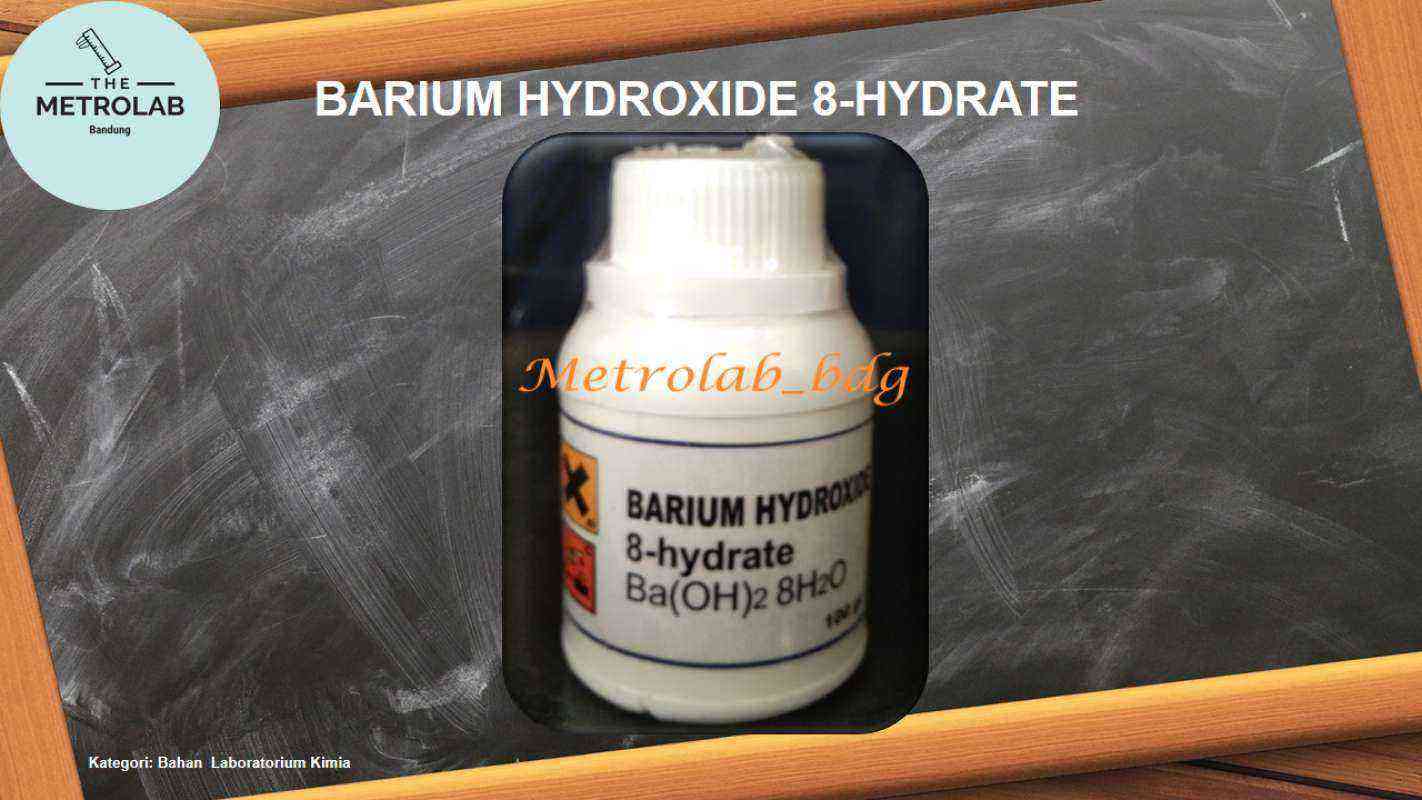 Jual Barium Hidroksida Oktahidrat | Barium Hydroxide | 100 gram di ...