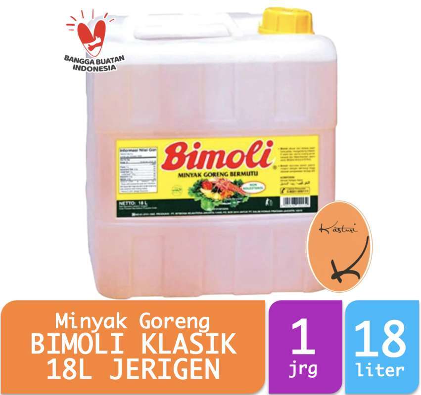 Promo Bimoli Klasik 18 Liter Minyak Goreng [1 Jerigen] Diskon 2% di ...