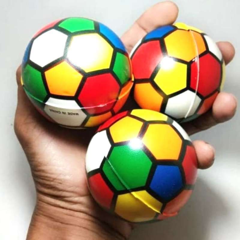 Jual MAINAN BOLA BUSA SPON BUAT TERAPI STRESS BALL - MINI BALL ...