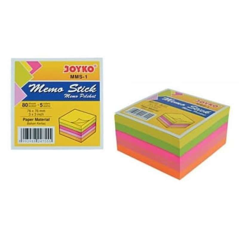 Jual Sticky Notes Memo 4 Warna Pastel - Joyko MMS-1 / MMS-1P MURAH di ...