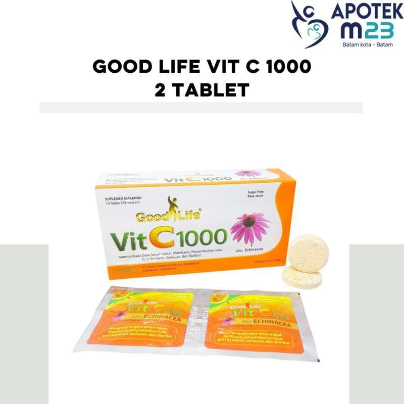 Jual Good Life Vitamin C 1000 Mg Plus Echinacea Tablet Effervescent ...