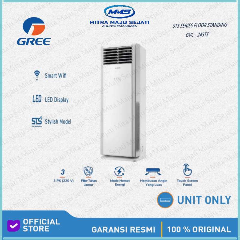 Jual GREE GVC-24STS AC Deluxe Floor Standing R32 3PK 1 PHASE - UNIT ... Jual GREE GVC-24STS AC Deluxe Floor Standing R32 3PK 1 PHASE - UNIT ...