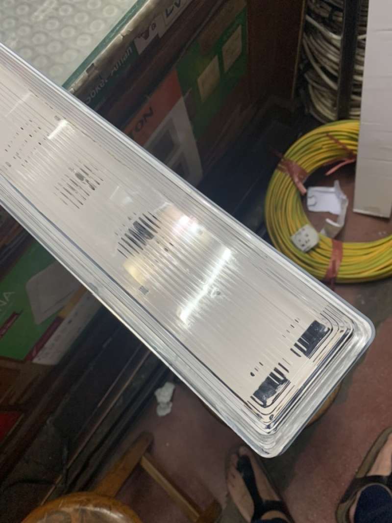 Jual Set Kap Lampu Tl Led 16 Watt 2X36 Watt 2X40 Waterproof Ip65 120Cm ...