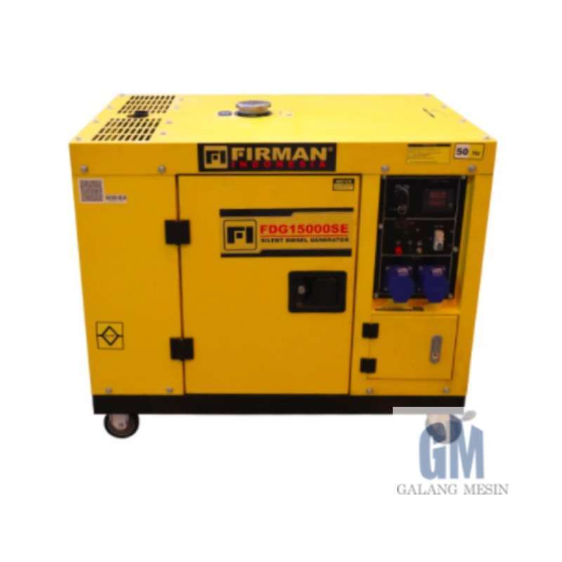 Jual Genset Silent Diesel Generator Listrik FIRMAN FDG15000SE 8 kW 1 Phase di Seller Galang ...