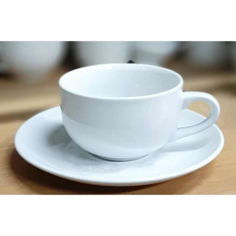 Promo Cangkir Set Cafe Putih / Cangkir Kopi / Cangkir Teh (6 set ...
