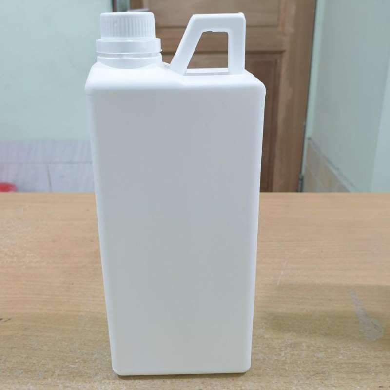 Jual Jerigen 1 liter kotak tinggi + tutup dalam mulut kecil segel ...