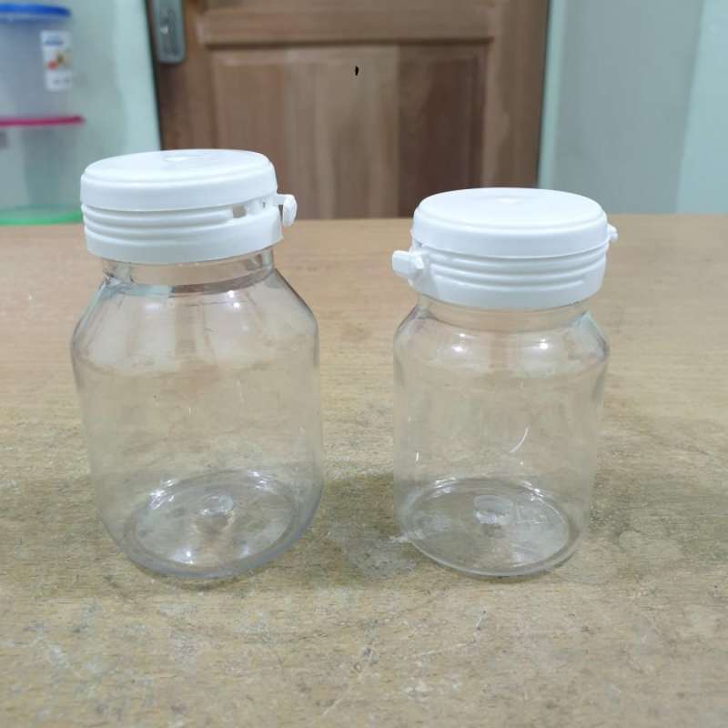 Jual Botol kapsul bulat (120ml) dan kecil (60ml) bening tutup segel ... Jual Botol kapsul bulat (120ml) dan kecil (60ml) bening tutup segel ...
