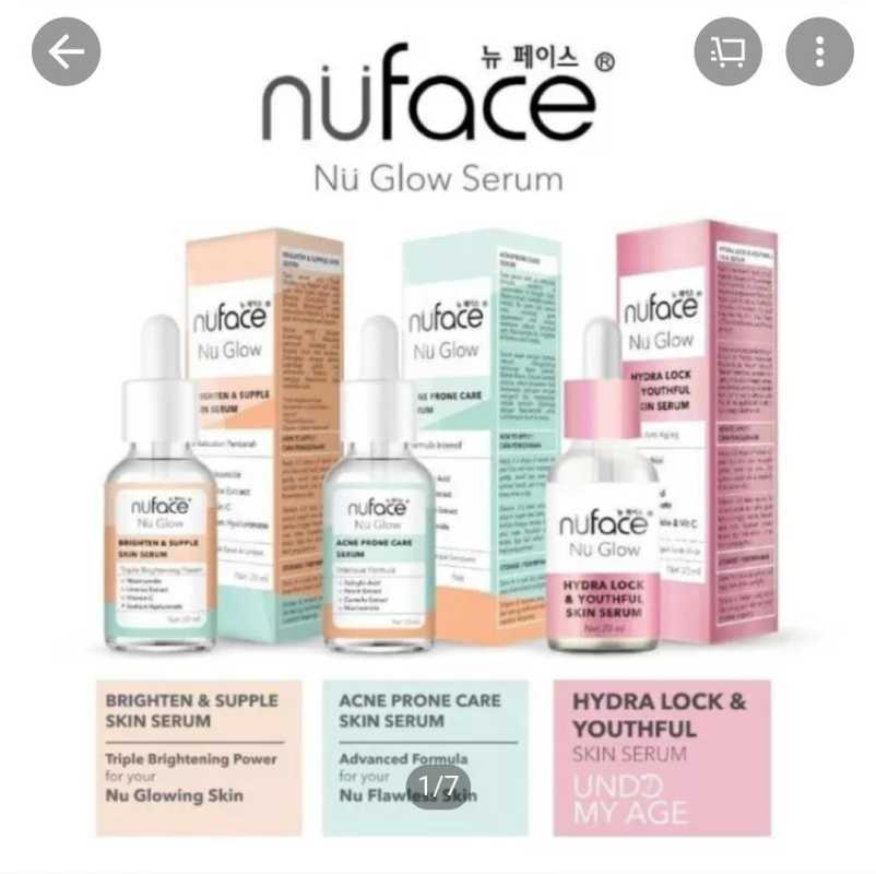 Jual Nuface Nu Glow Face Serum - ALL VARIANT- 20ml di Seller Yes235 ...
