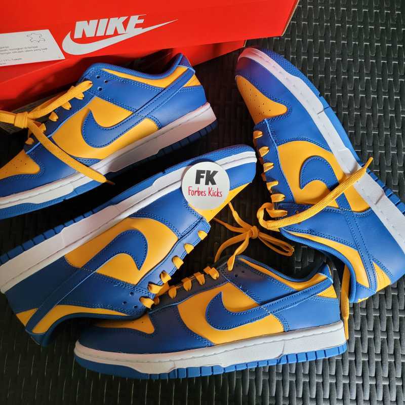 Promo Nike Dunk Low Retro UCLA || blue yellow bart simpson warriors ...