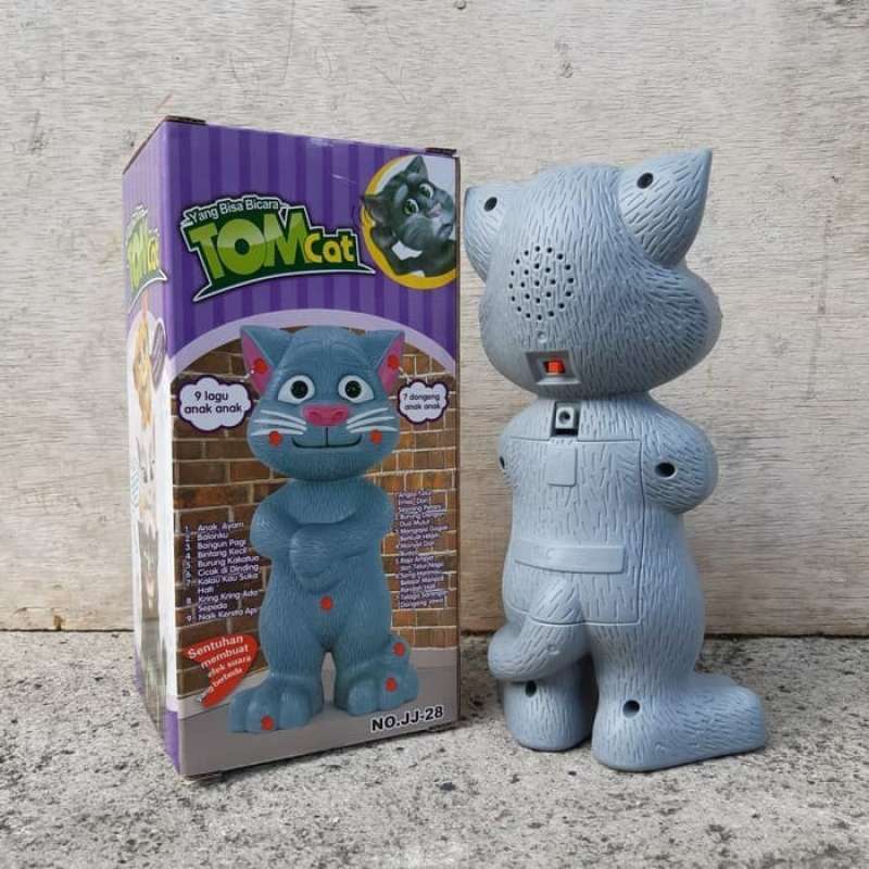 Promo Mainan Talking Tom Cat Bhs Indonesia Mainan Robot Tomcat Anak Edukatif Diskon 25% Di ...