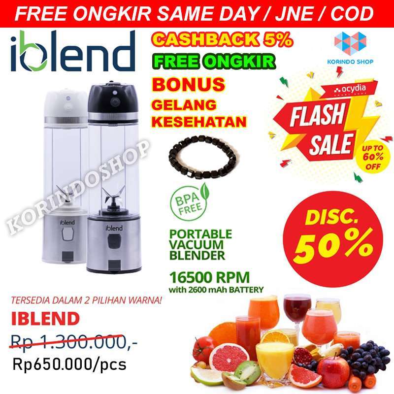 Promo Iblend Portable Vacuum Blender Diskon 38% Di Seller Korindo - Palmerah-2, Kota Jakarta ...