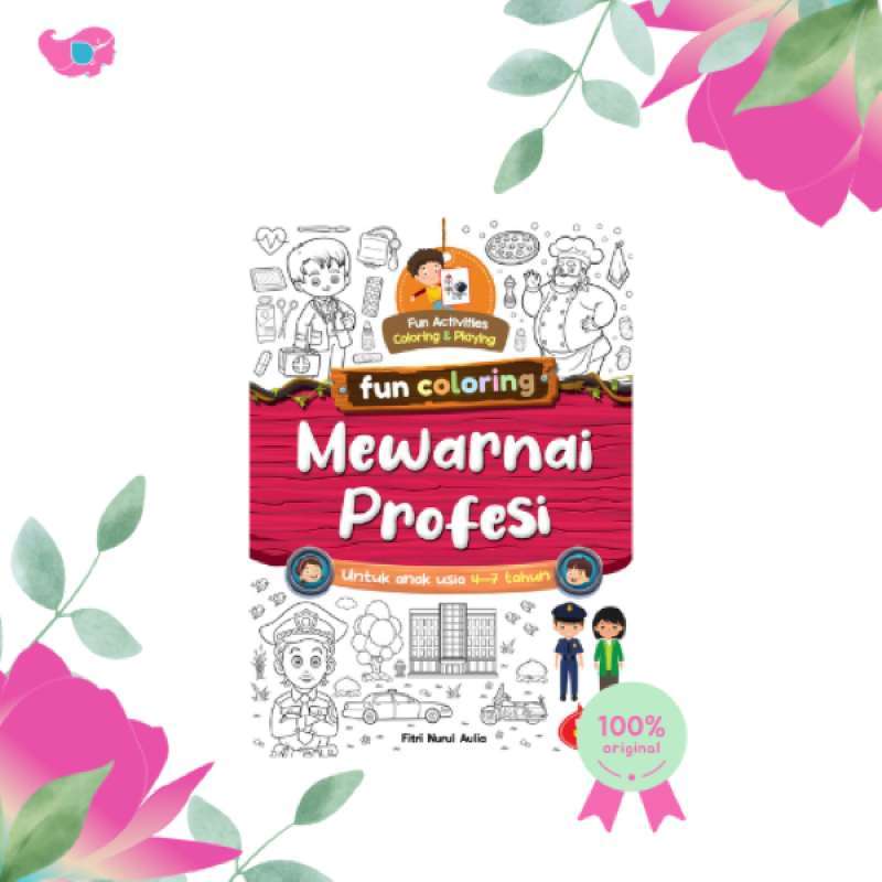 Jual Special Offer Buku Fun Coloring Mewarnai Profesi Anak-Anak di ...