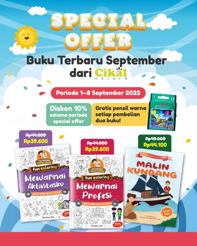 Jual Special Offer Buku Fun Coloring Mewarnai Profesi Anak-Anak di ...