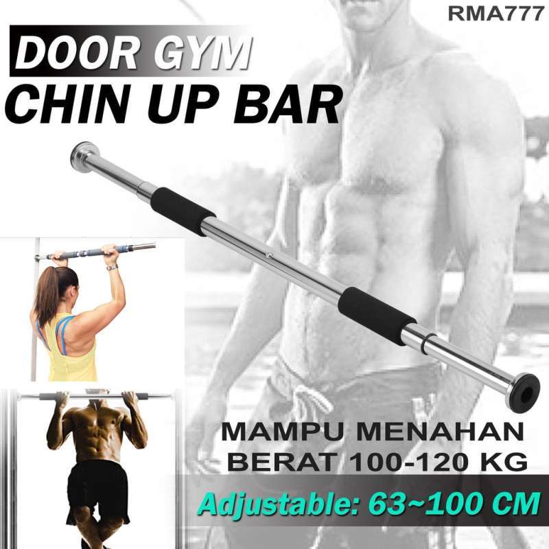 Jual Pull Up Bar Adjustable 60-100 cm /Alat Fitenss / Iron Gym / Tiang ...