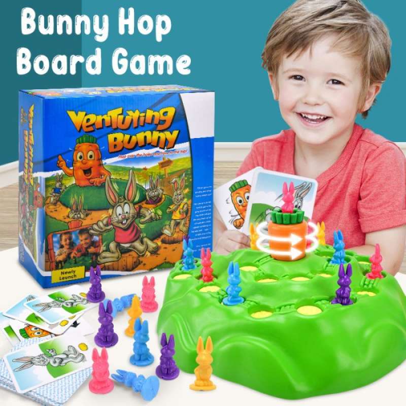 Jual MAINAN ANAK BUNNY HOP FUNNY RABBIT FAMILY FUN BOARD GAME di Seller ...